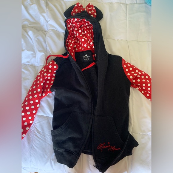 Disney | Jackets & Coats | Minnie Mouse Zip Up Jacket | Poshmark